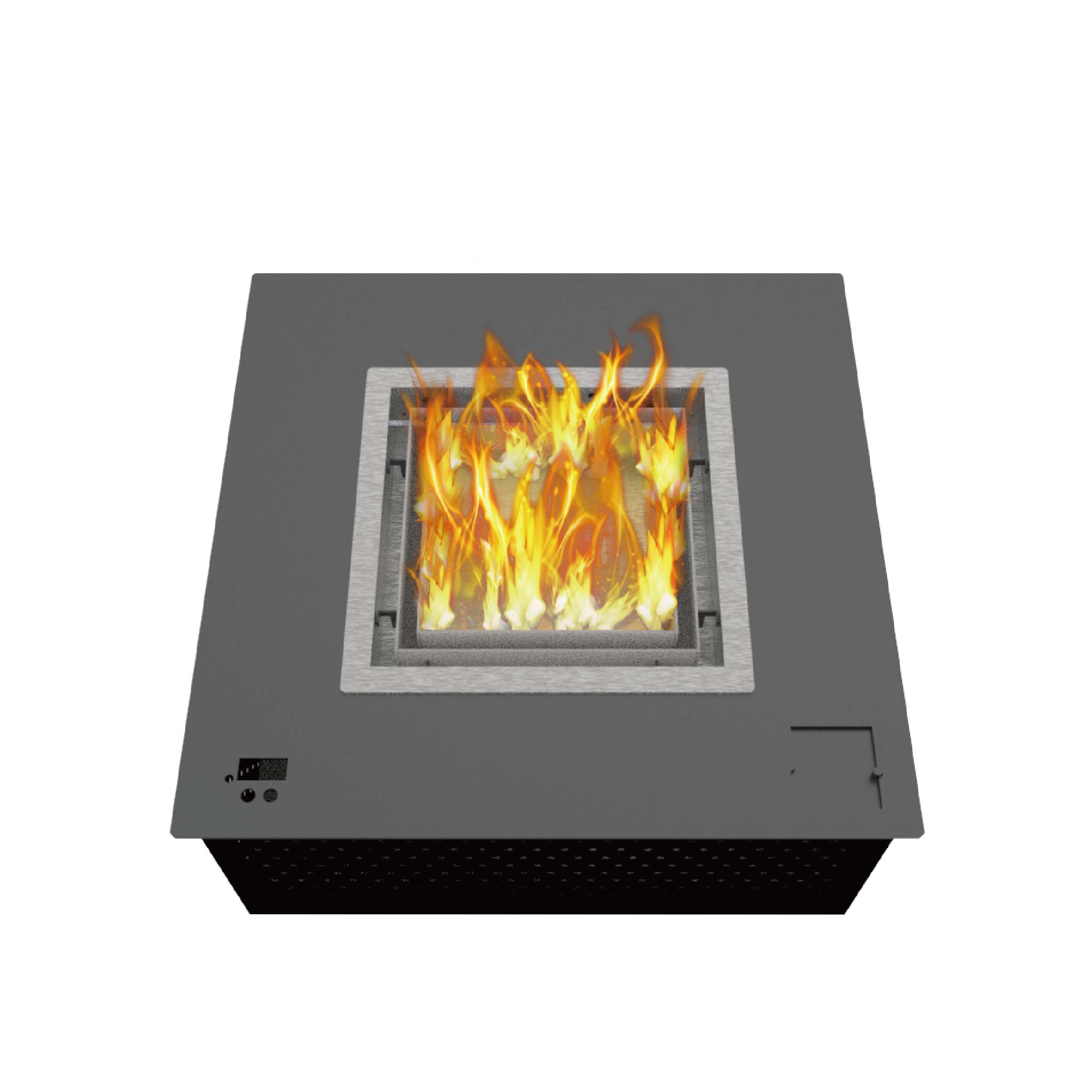 Square Ethanol Burner AS50 - Art-fire