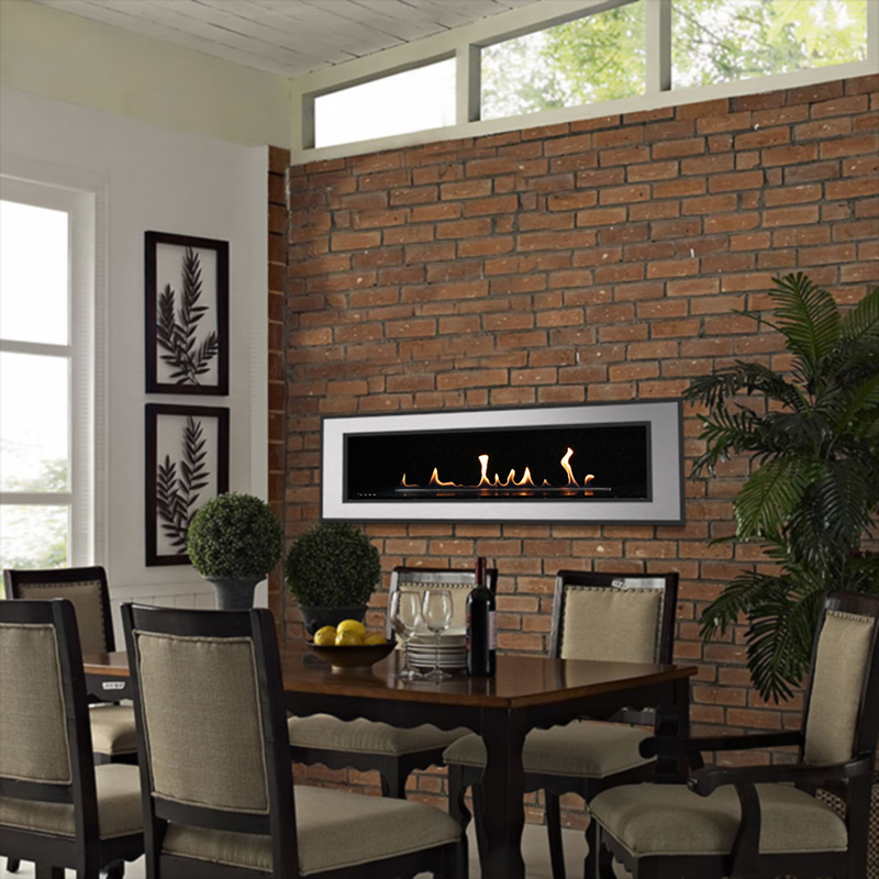 Elegante y moderna chimenea de etanol inteligente con control remoto ...